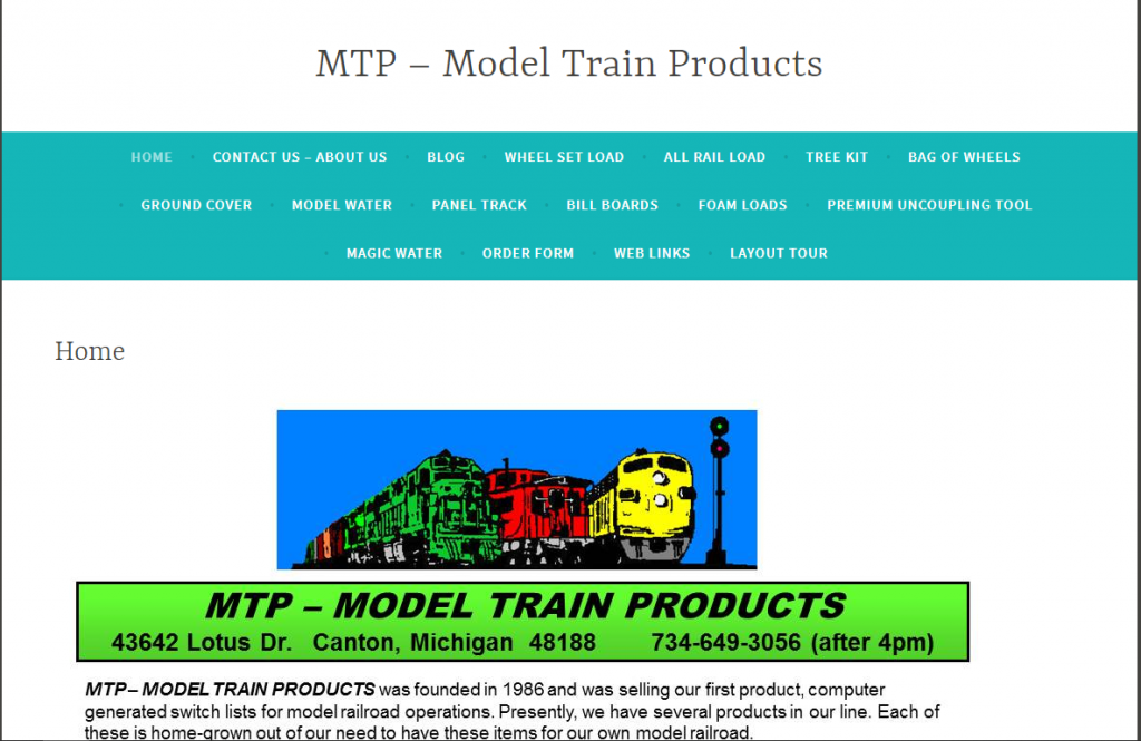 Welcome MTP-ModelTrainProducts.com! – Meissenation, LLCMeissenation, LLC